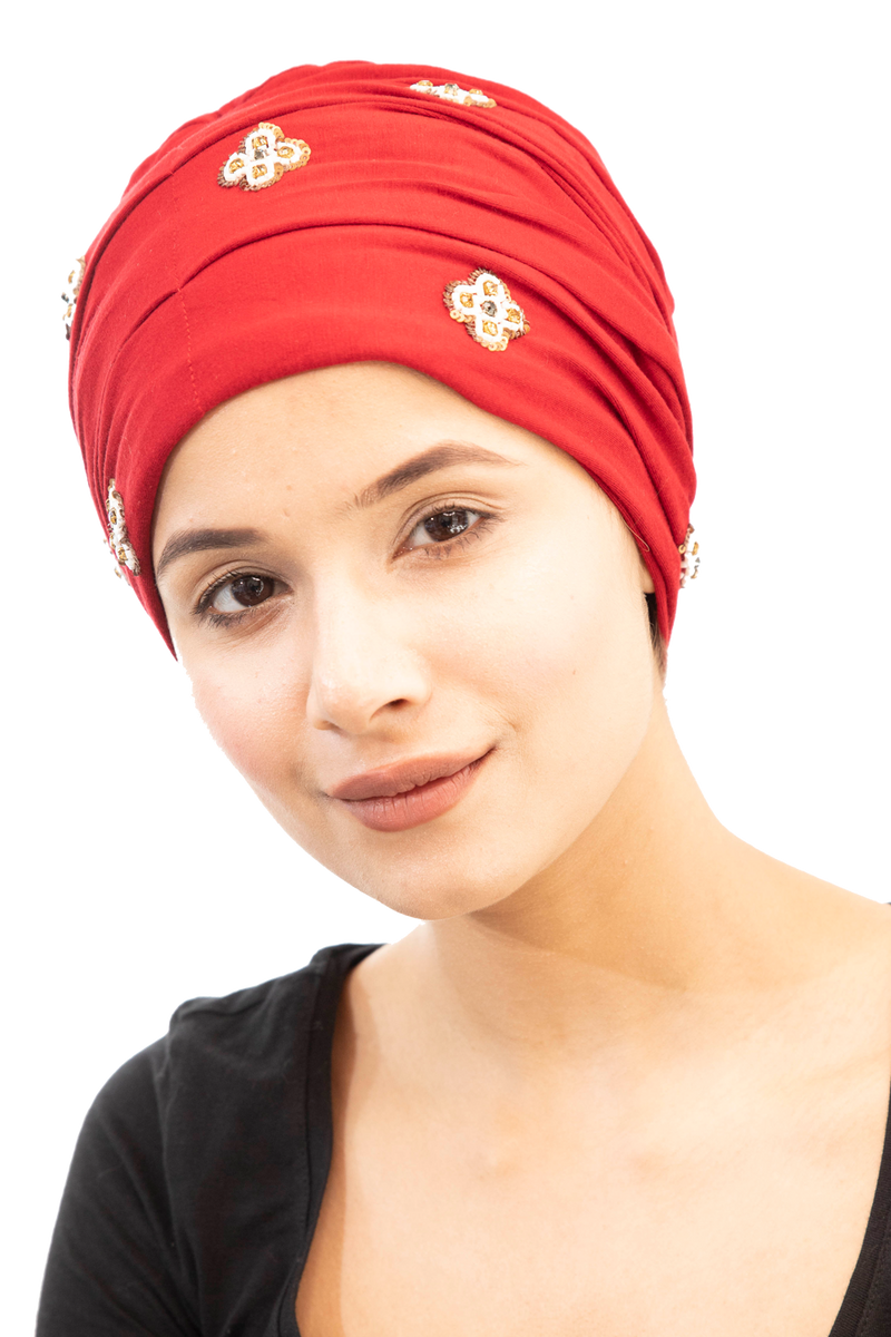 Diamond Embroidered Ultra-Modern Turbans For Women – theheadscarves